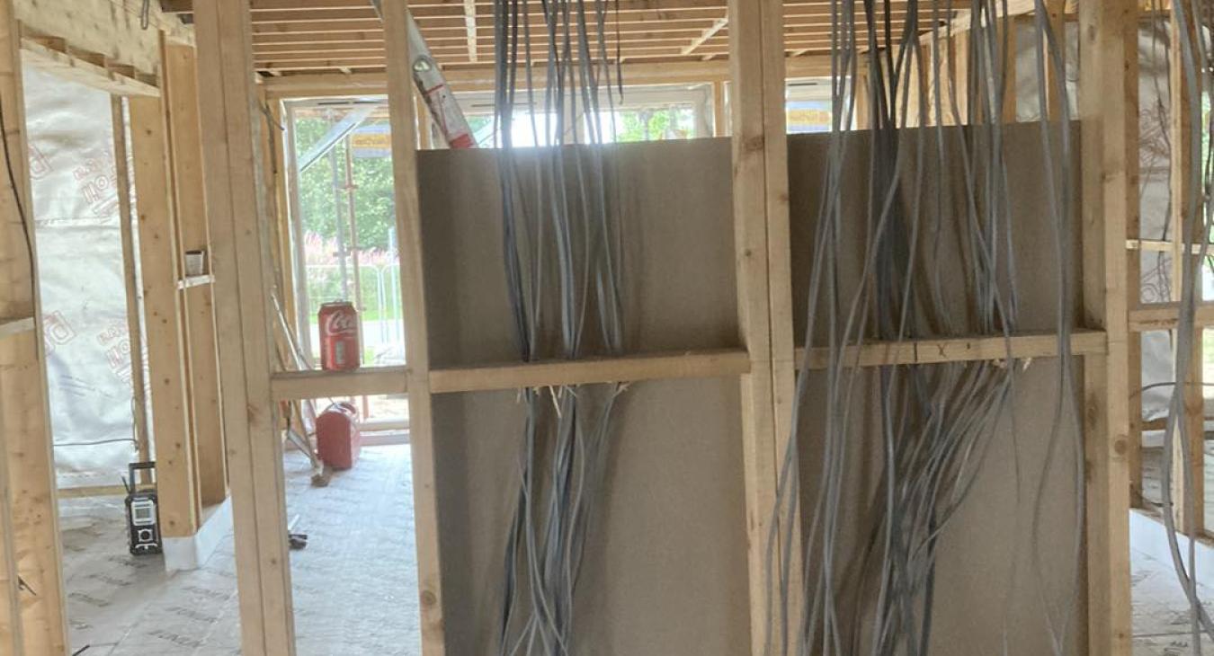 Electrical First Fix of New Build House | Hardie Electrical Ltd